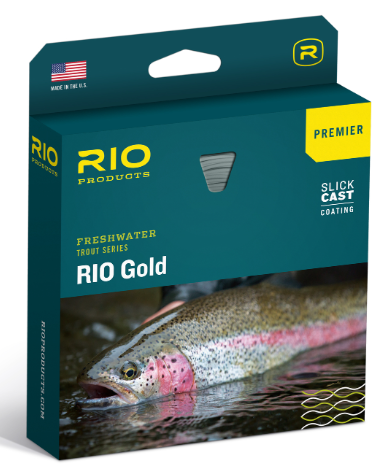 RIO Gold Premier Fly Line with Slick Cast - WFF Melon/Gray | Fish Tales ...