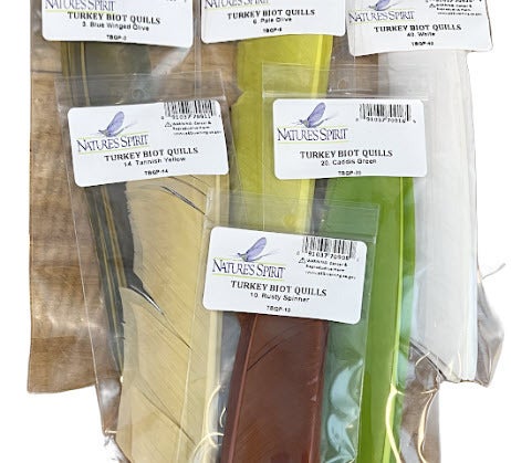 NATURES SPIRIT Turkey Biot Quills | Fish Tales Outfitters & Guide Service