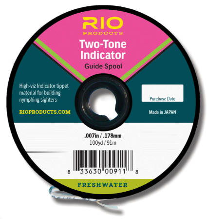 RIO 2 Tone indicator Pink/Yellow 30yrds | Fish Tales Outfitters & Guide ...